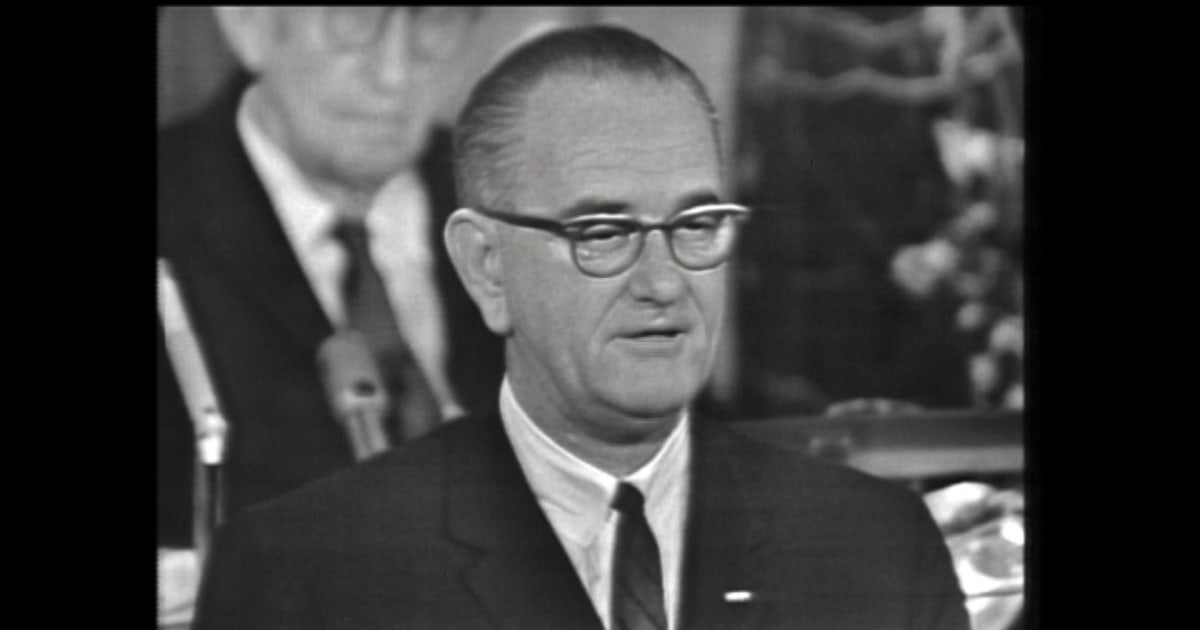 1964: President Johnson Declares ‘War on Poverty’