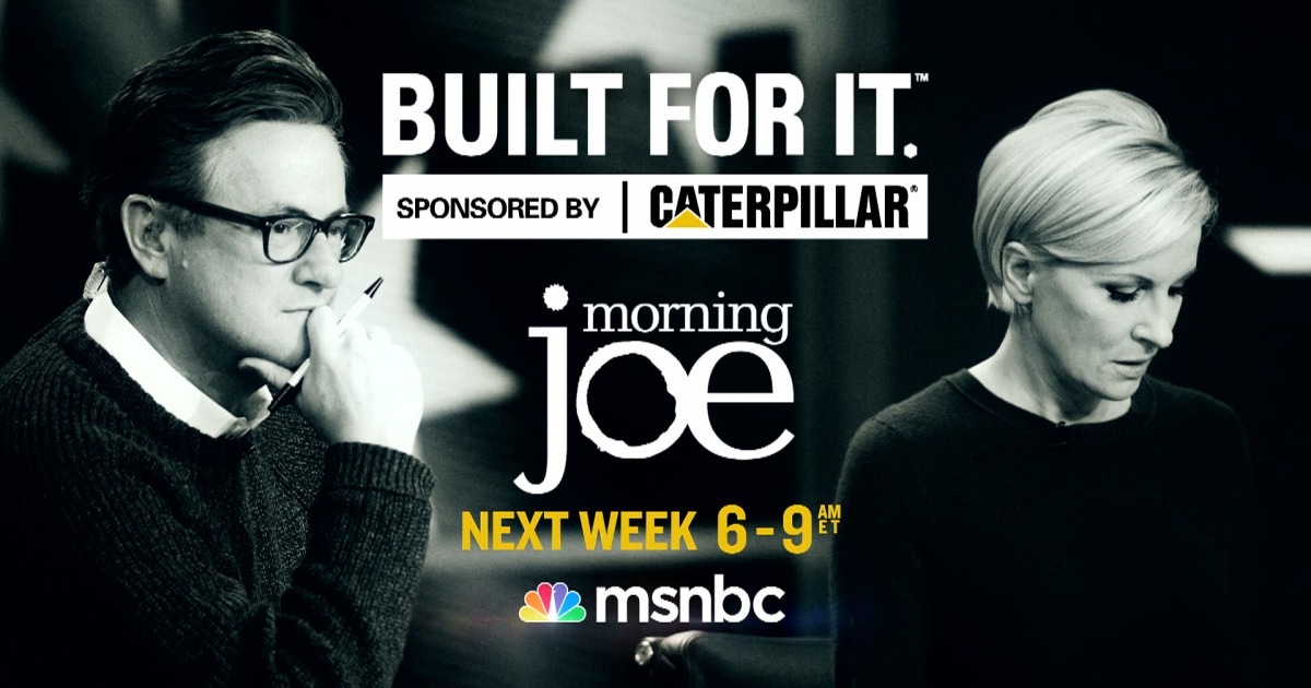 Special series on Morning Joe