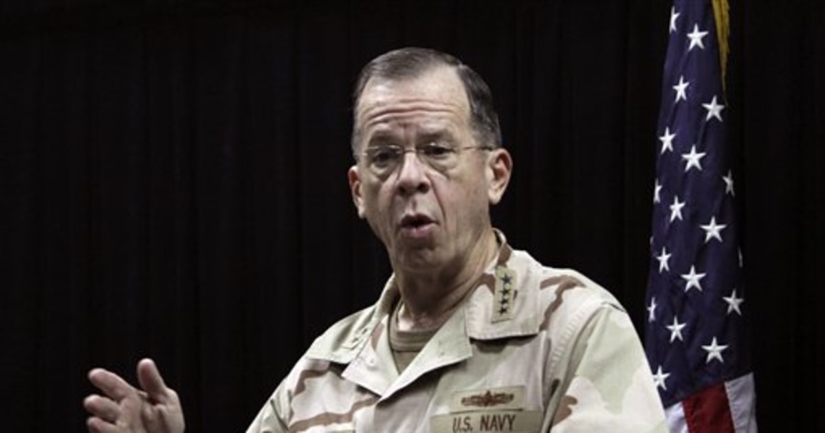 Mullen: Most surge troops will arrive by August