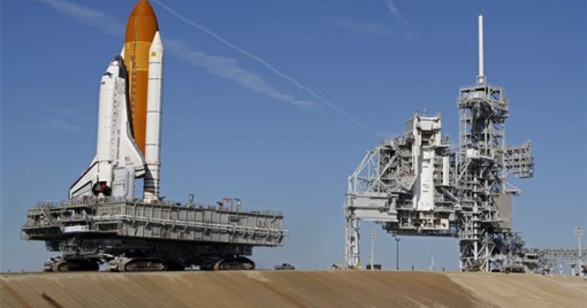 Space shuttle readies for February launch