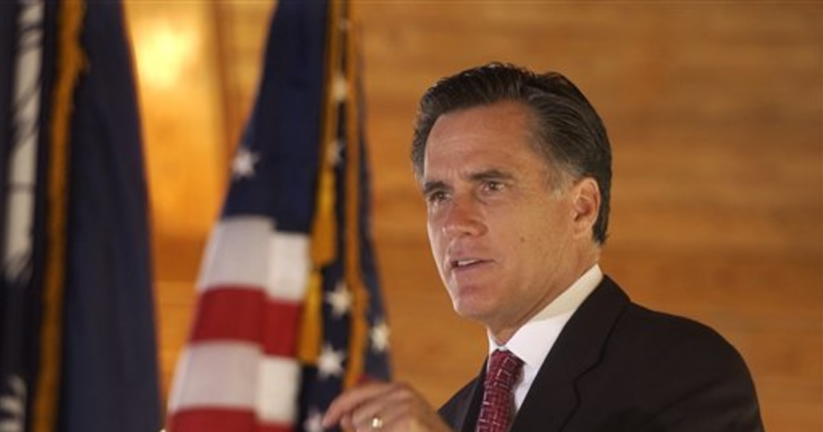 Romney lists potential running mates