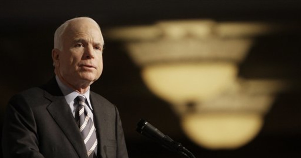 McCain: Putting the country first