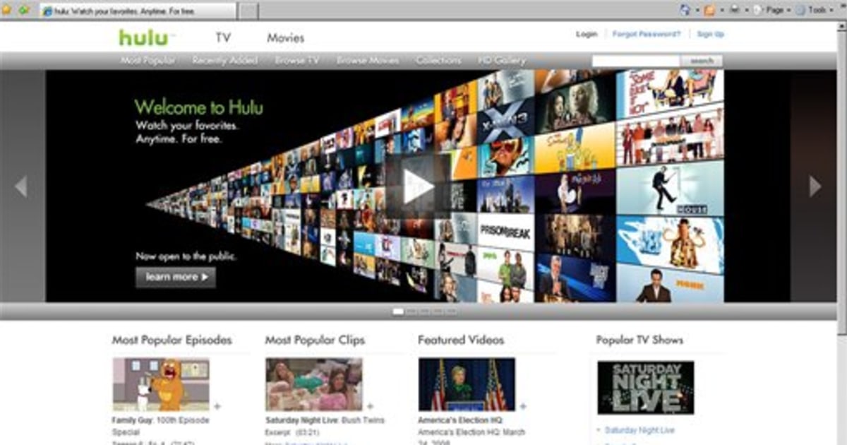 Hulu brings free TV, movies to one place