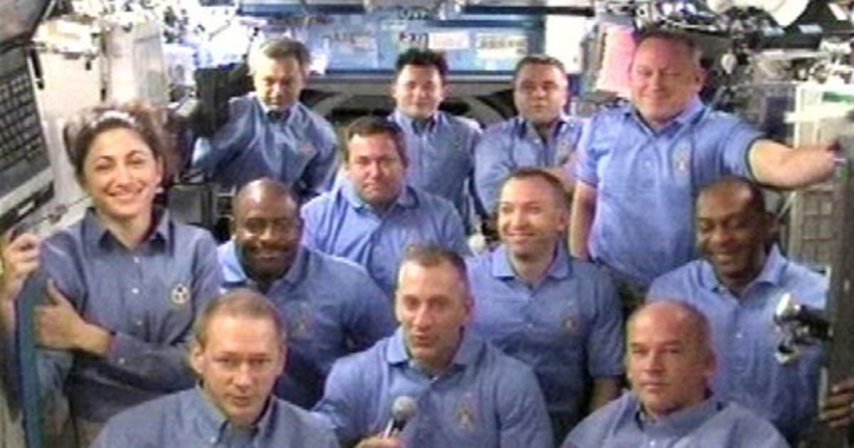 New dad-in-space: Focusing on shuttle job easy