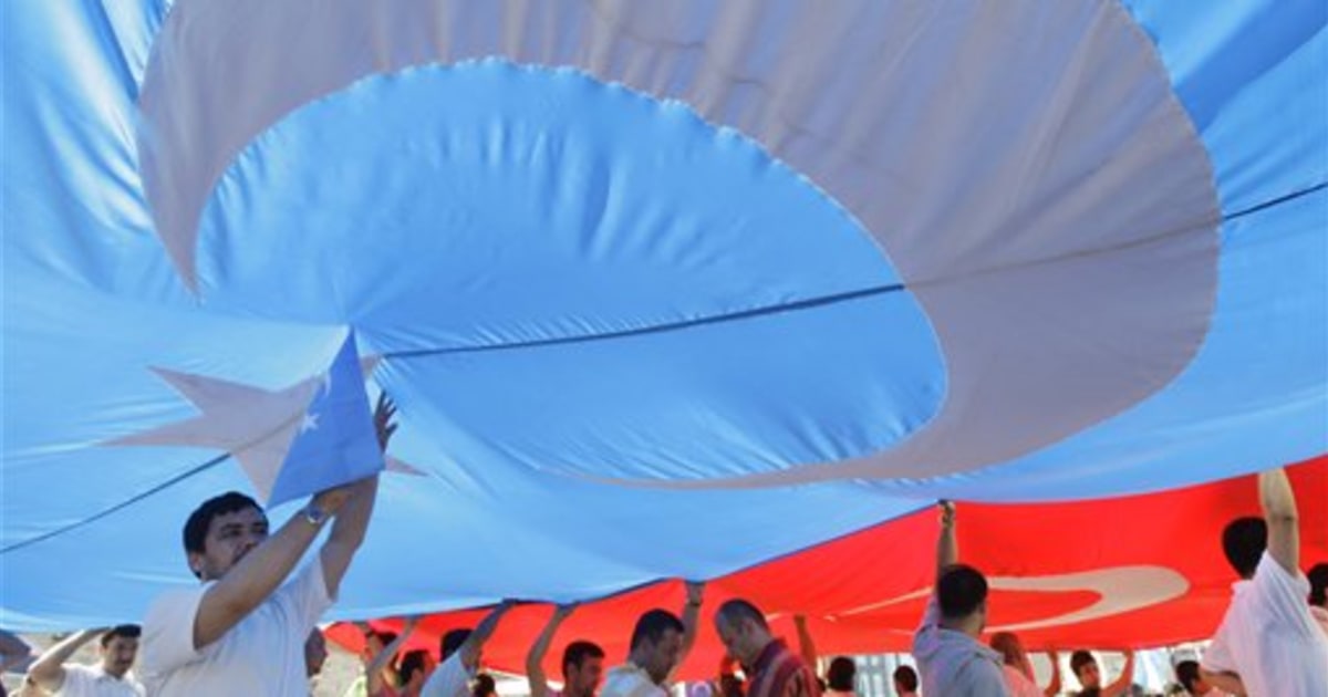 Uighurs protest in Turkey, Norway