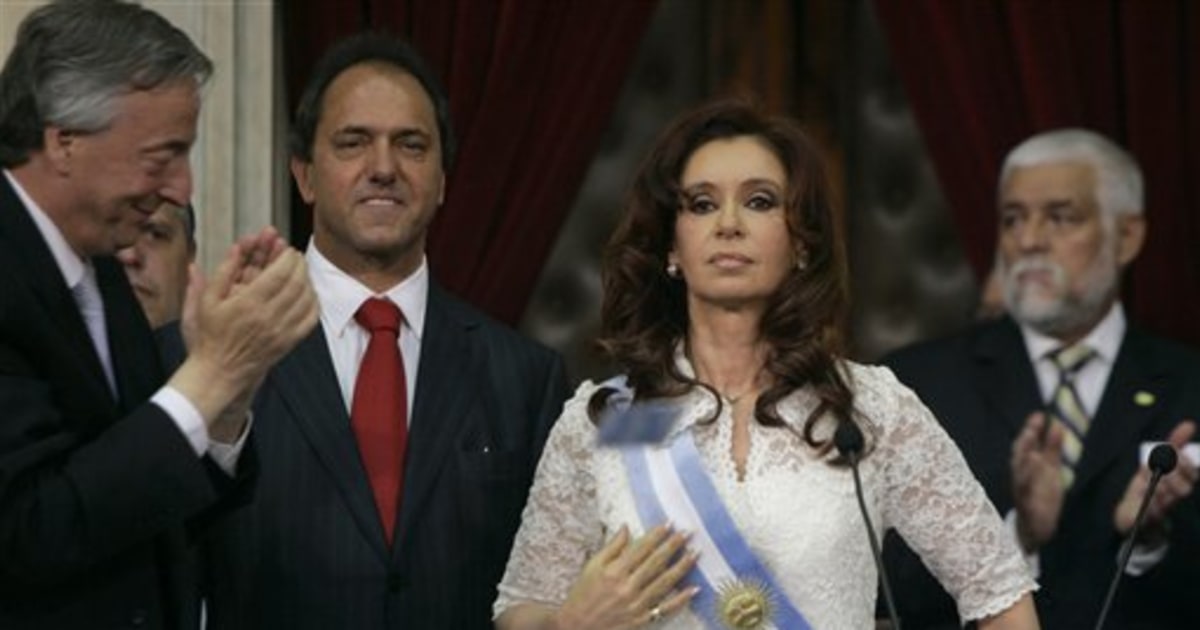 Woman becomes Argentina's president