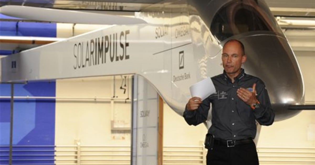 Team unveils prototype for sun-powered plane