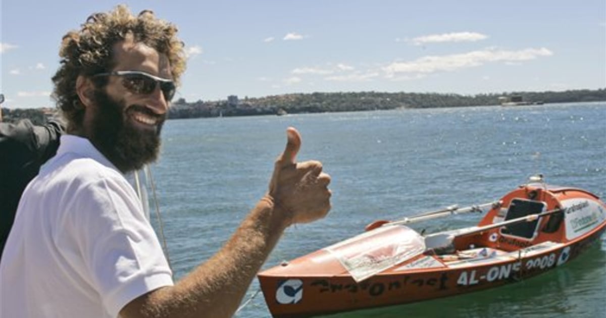 Rower rescued off Australia after sea voyage