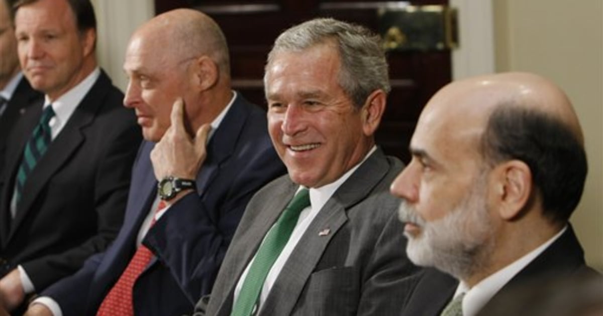 Bush remains upbeat on the economy