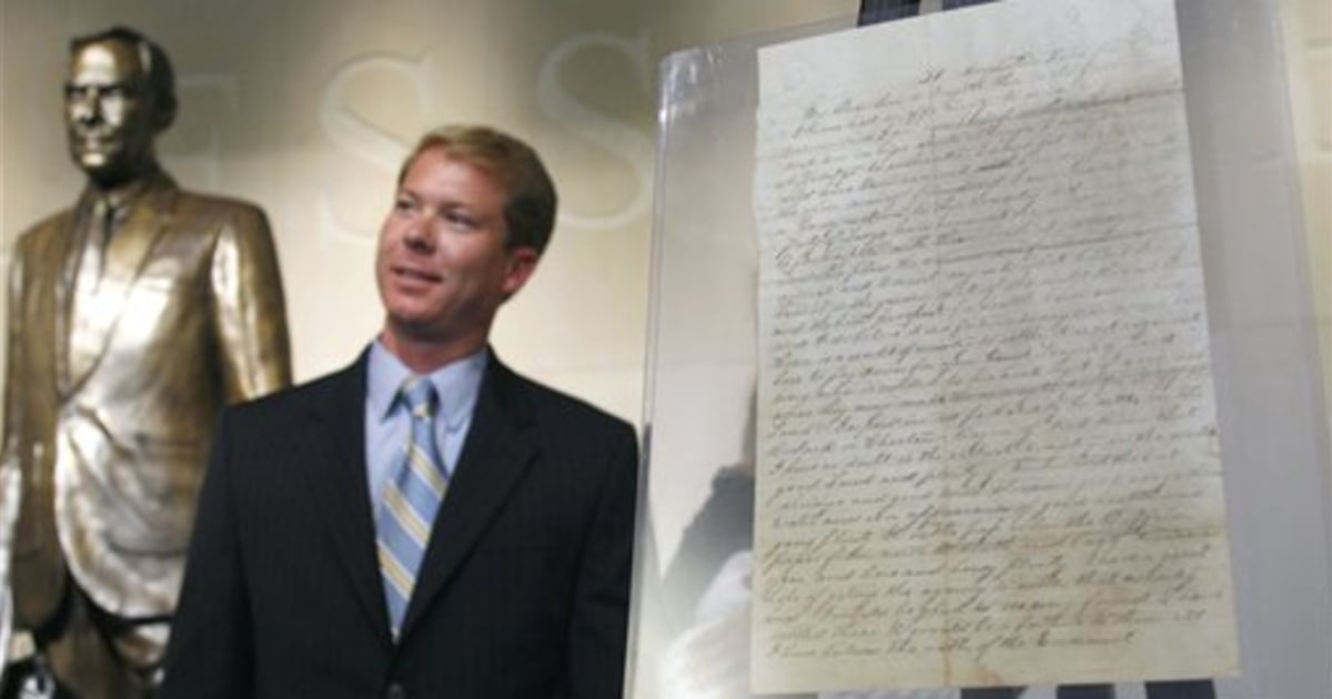 Texas takes second look at Davy Crockett letter