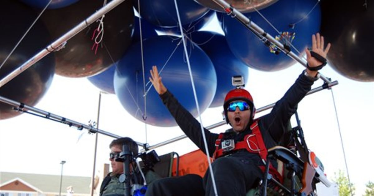 Thunderstorms halt lawn chair balloon flight