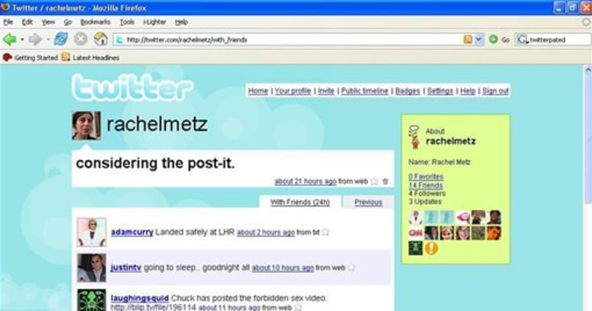 Twitter takes e-chat to extremes