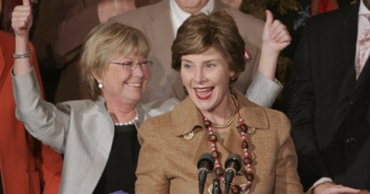 First Lady: Be careful talking about Iraq