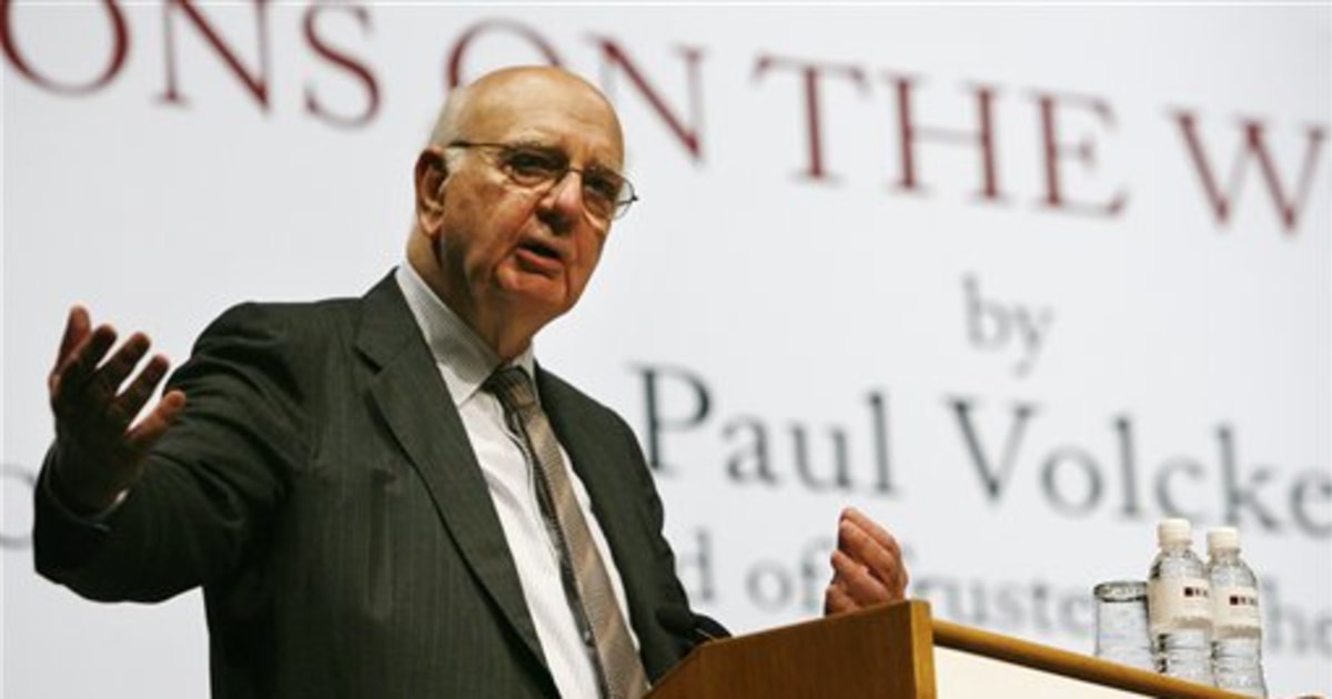 Volcker warns of ‘considerable’ U.S. recession