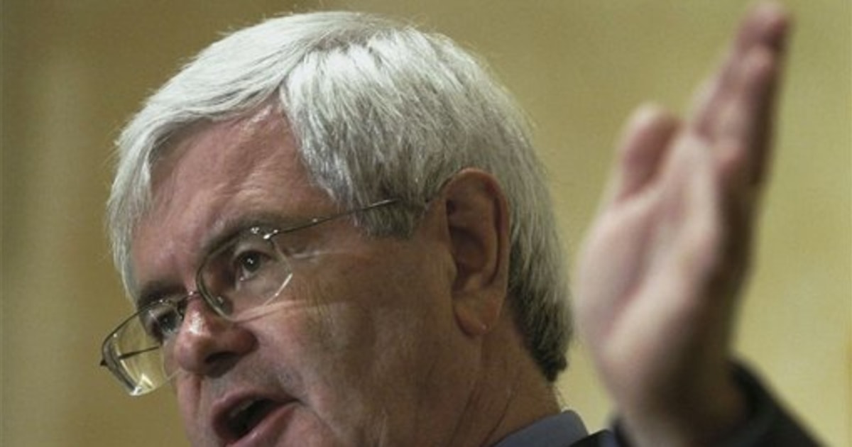 Gingrich seeks candidate with solutions