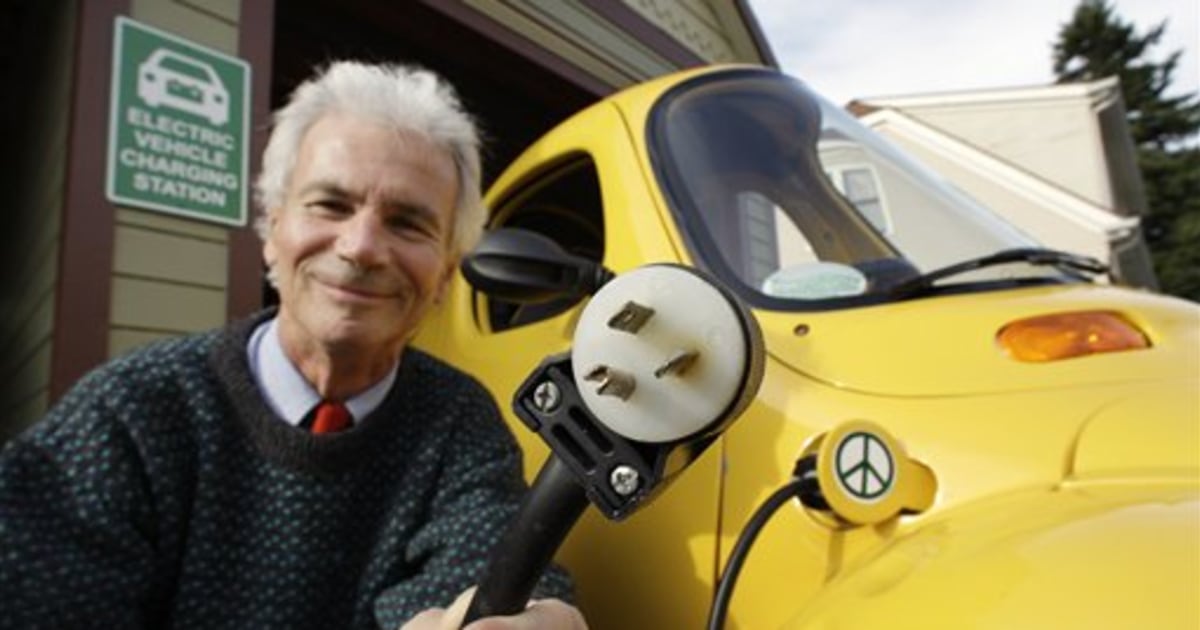 Electric car owners use creativity to plug in