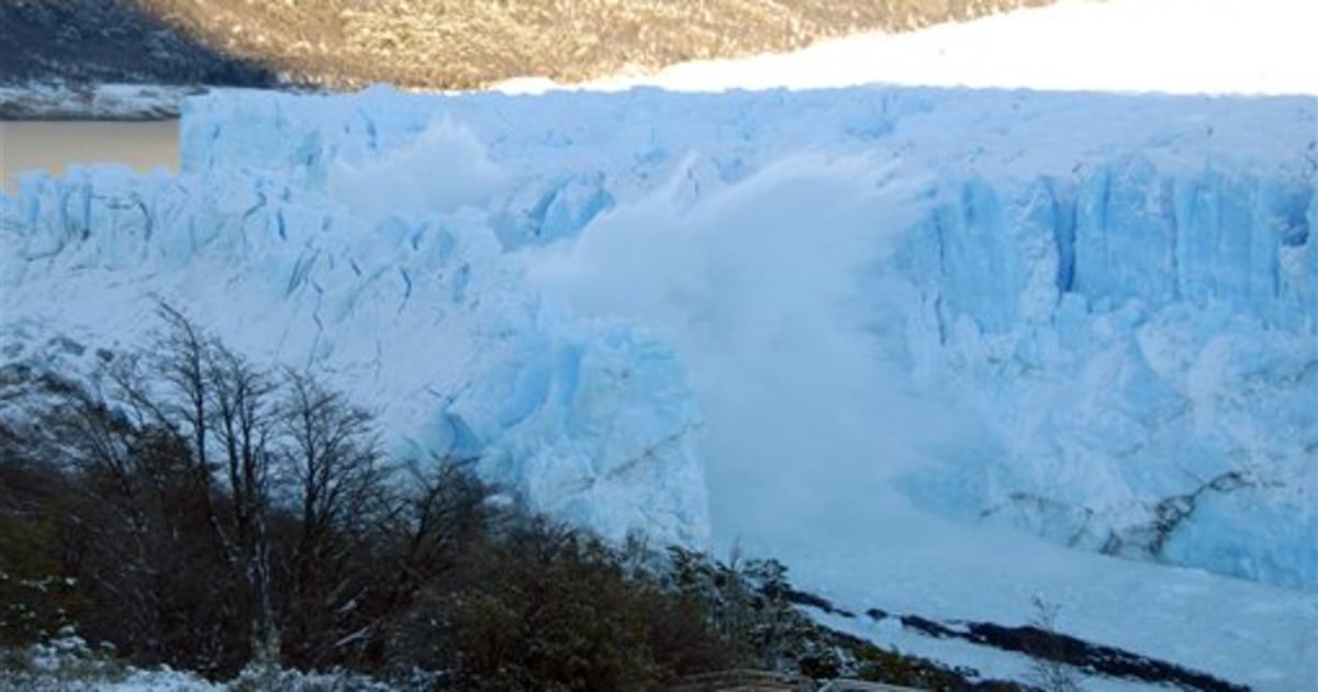 Glacier's tunnel collapses — in dead of winter