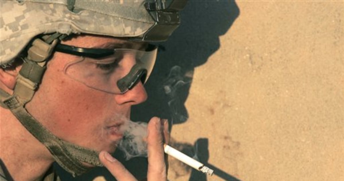 Smoking in the military: An old habit dies hard