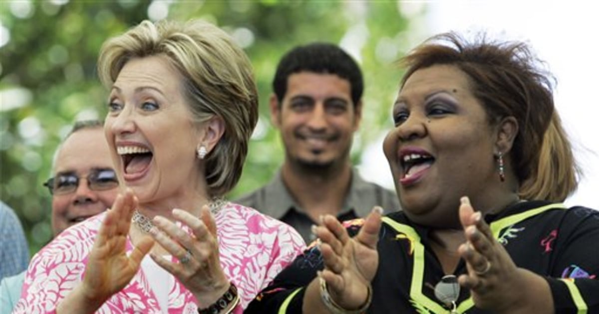 Clinton speaks of faith in face of adversity