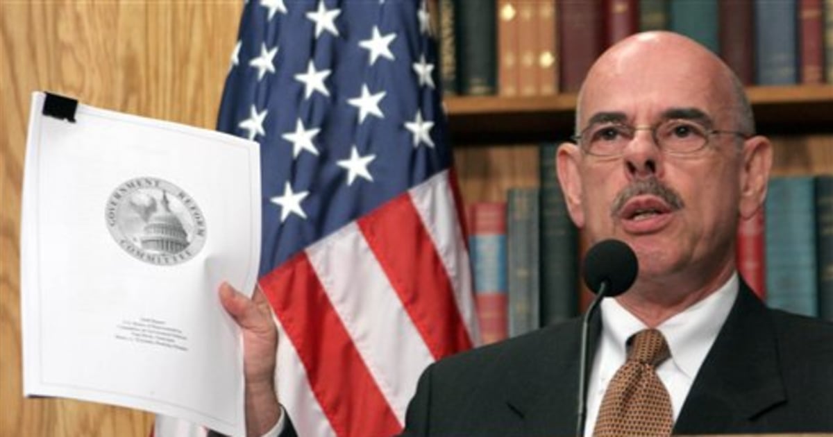 Waxman: White House e-mail comments conflict