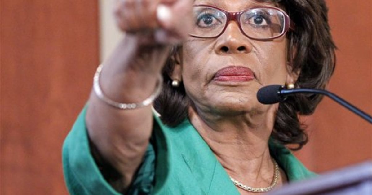 No smoking gun in Maxine Waters ethics case