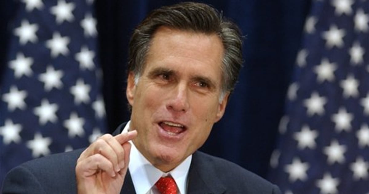 Romney submits paperwork for 2008 bid