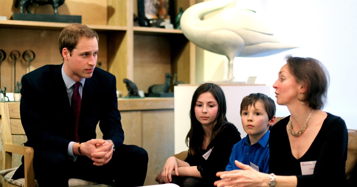 Prince William takes reins at grief charity