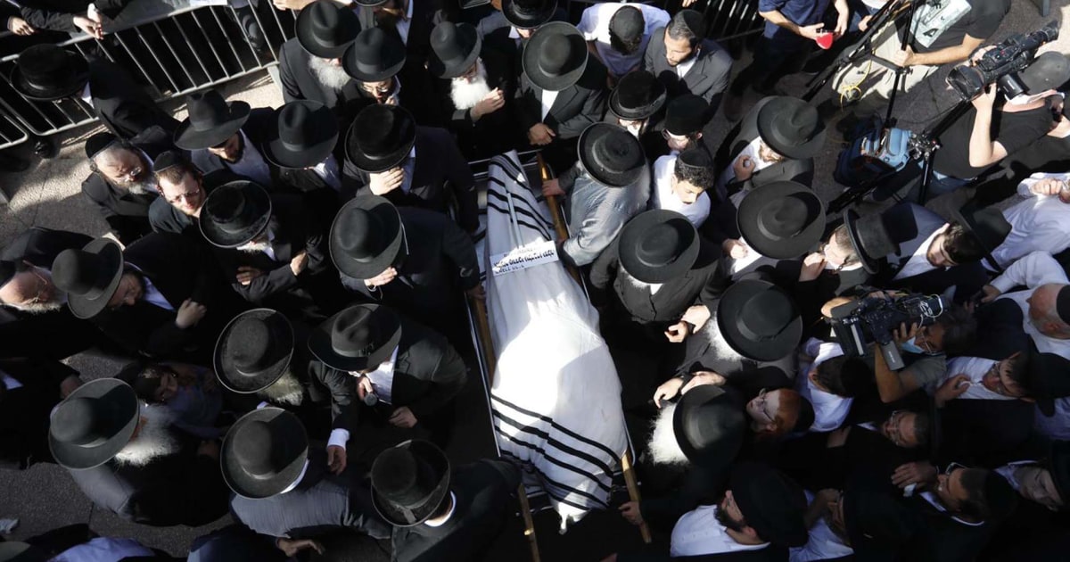 Rabbi laid to rest, paramedic describes scene of Israel stampede