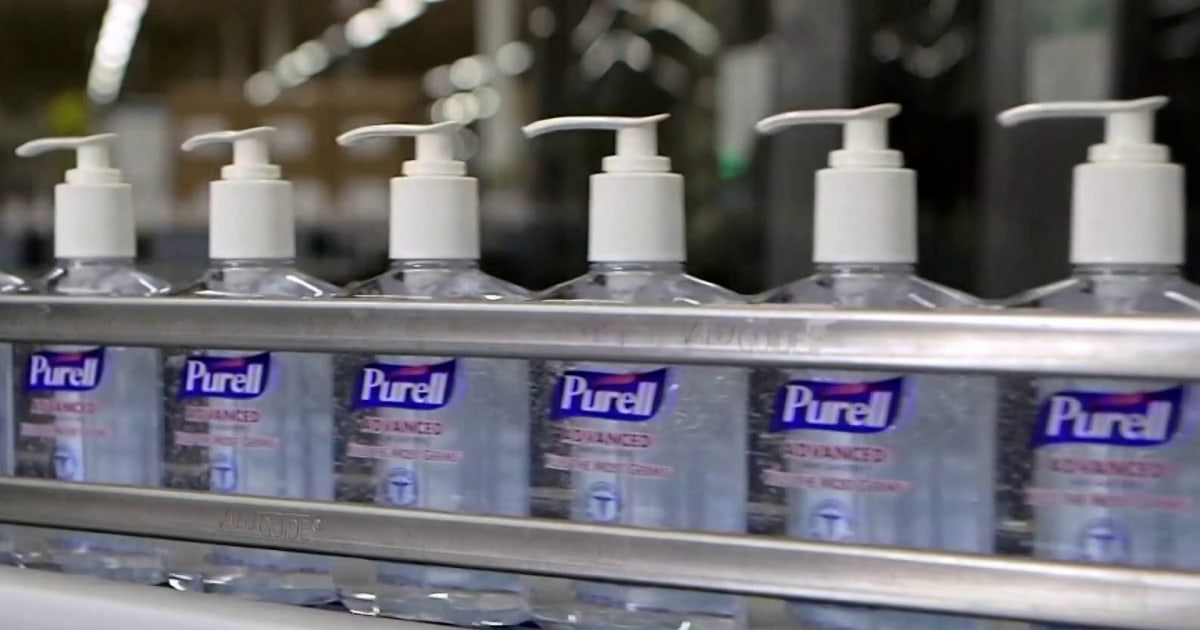 A look inside Purell’s Ohio factory after the Covid pandemic ...