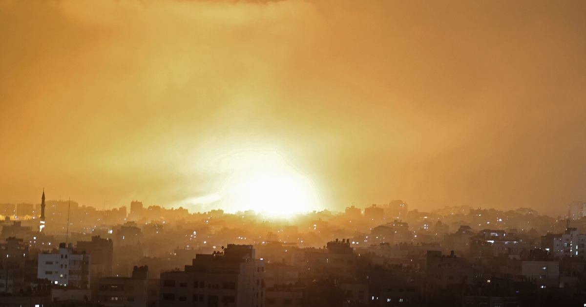 Israeli bombardment of Gaza appears to intensify