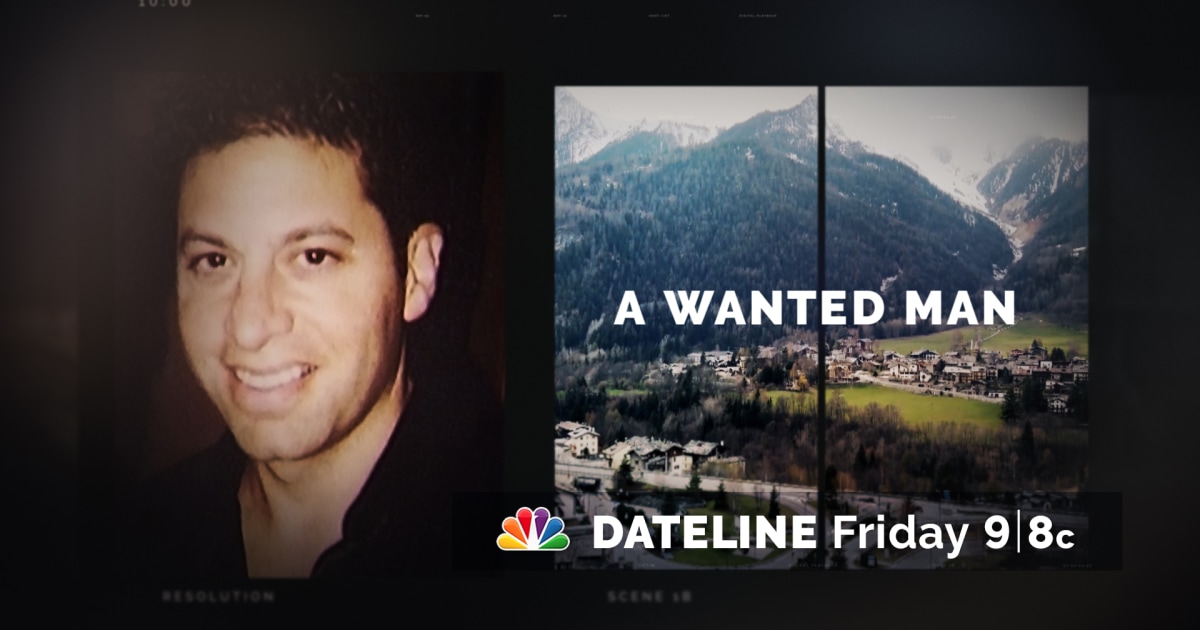 DATELINE FRIDAY SNEAK PEEK: A Wanted Man