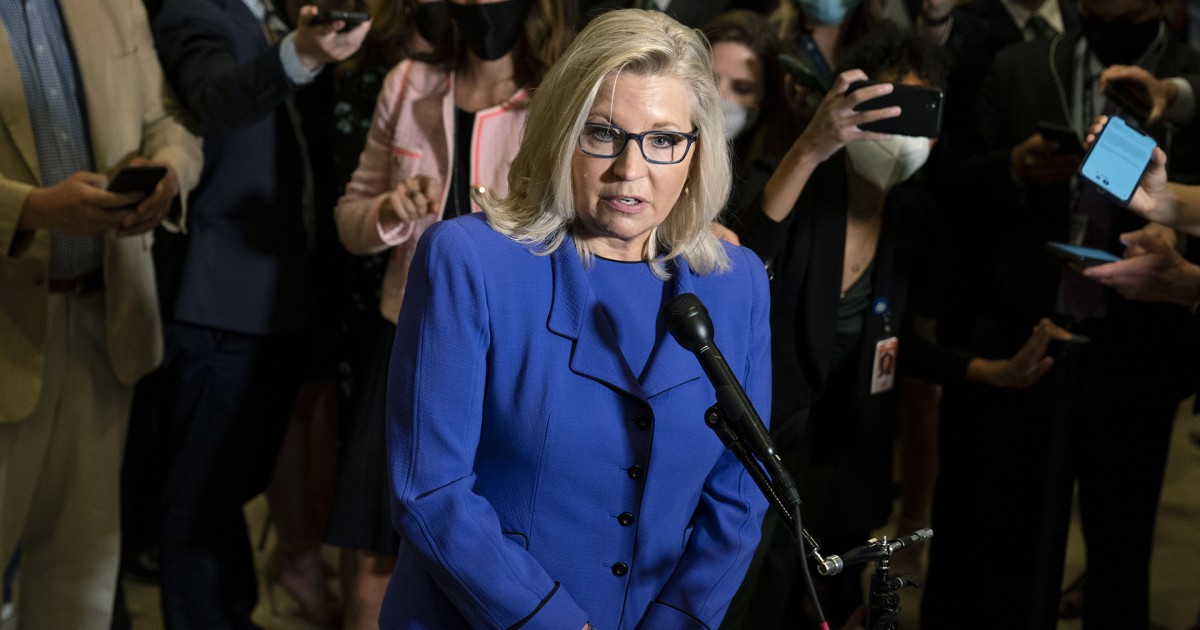 Cheney speaks after being ousted from GOP leadership