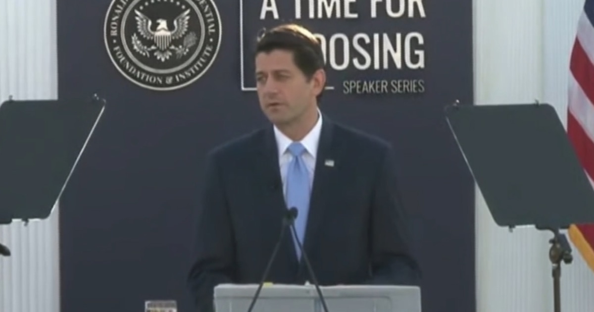 Paul Ryan tells conservatives to focus on principles over personality