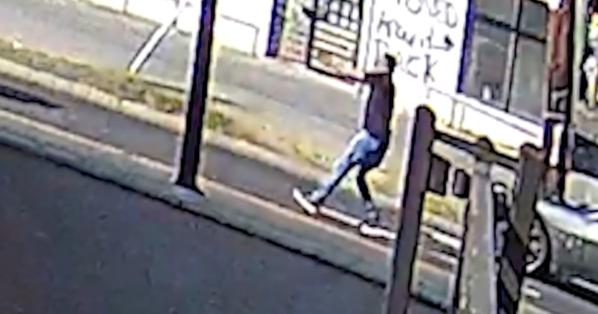 Surveillance video captures moment gunman opens fire during road rage ...