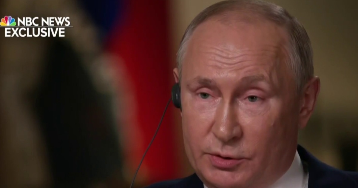 In NBC News exclusive, Putin responds to Biden calling him a ‘killer’