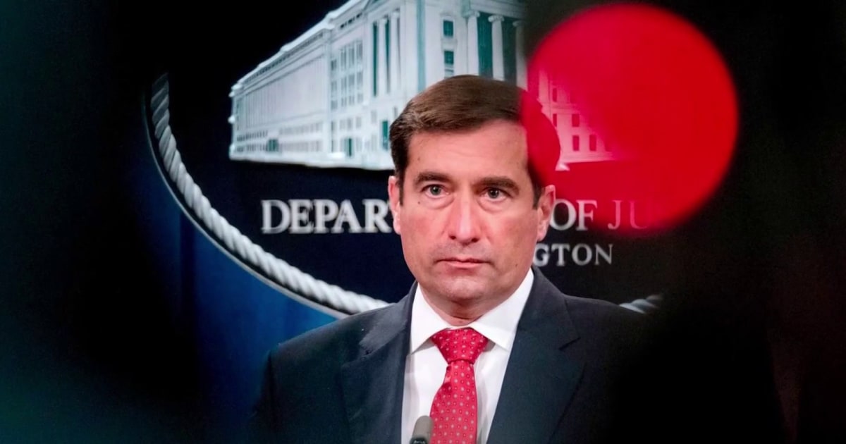 DOJ national security chief steps down amid probe of records seizures
