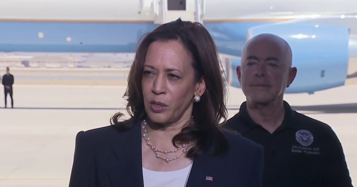 Harris makes first visit to border as vice president