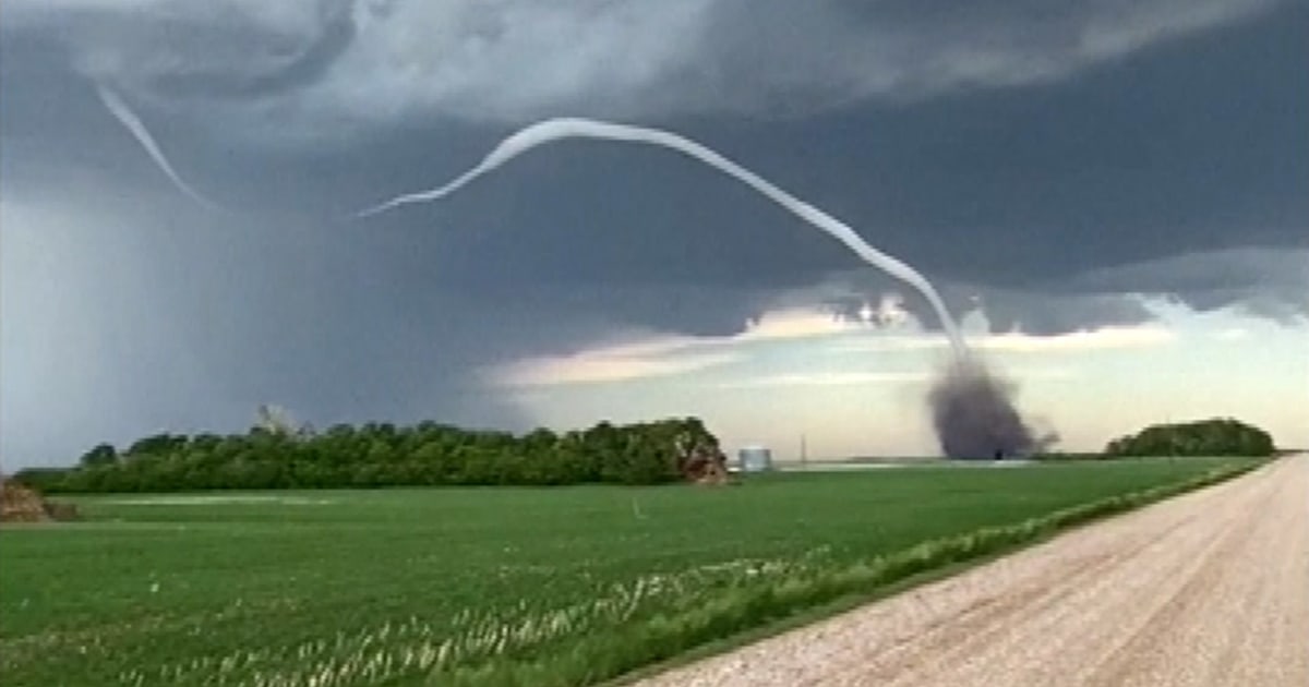 Caught on camera: Tornado touches down in Saskatchewan, Canada