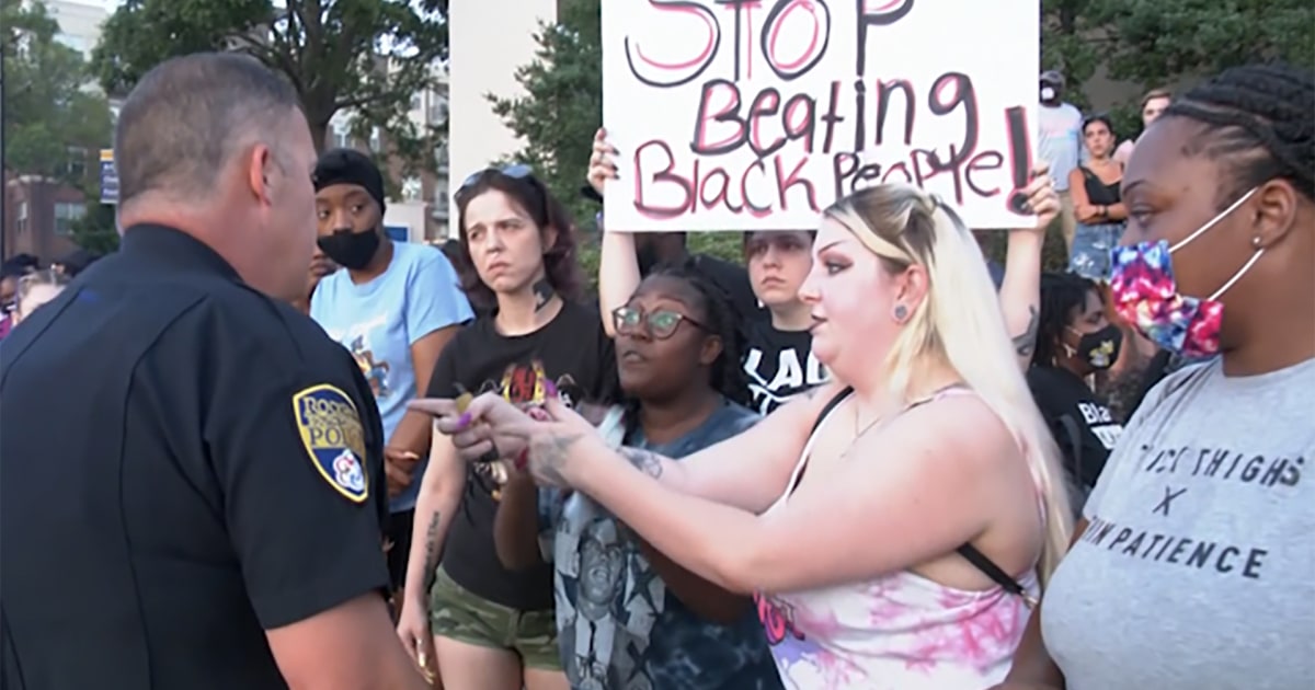 Demonstrators protest police force used in Ricky Price arrest