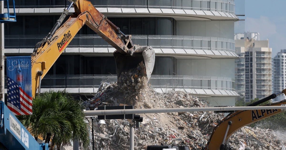 Surfside condo collapse death toll climbs to 94