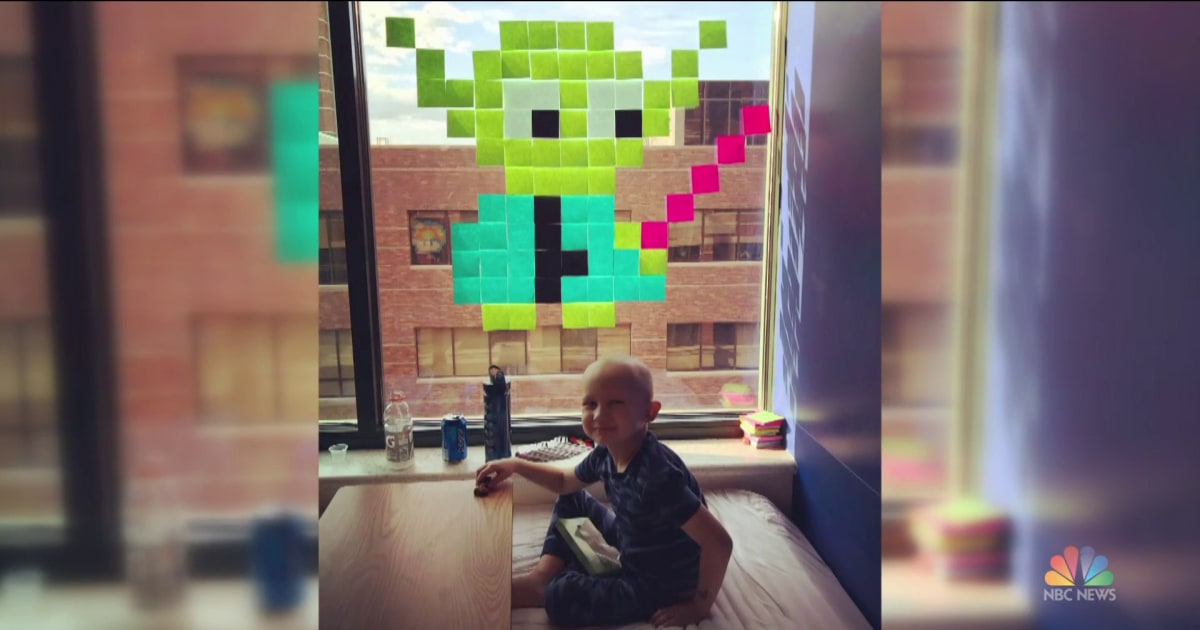 5-year-old cancer patient meets ‘window buddy’
