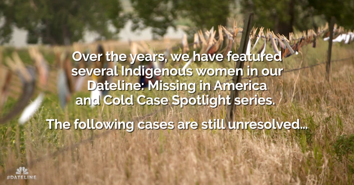 Unresolved: Missing and Murdered Indigenous Women