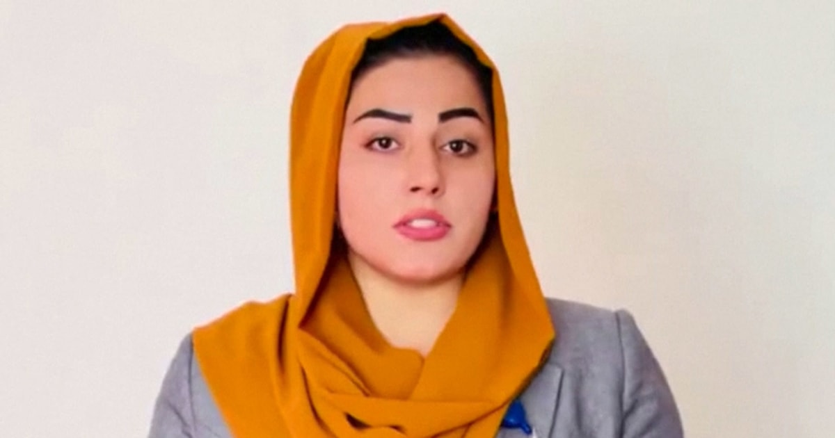 Female Afghan news anchor says Taliban prevent her from working