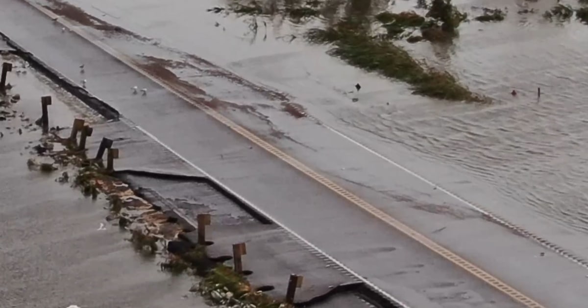 Hurricane Ida leaves extensive flooding, damage along a Louisiana highway