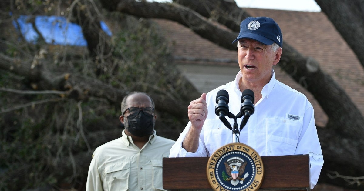 Biden delivers remarks on Hurricane Ida response