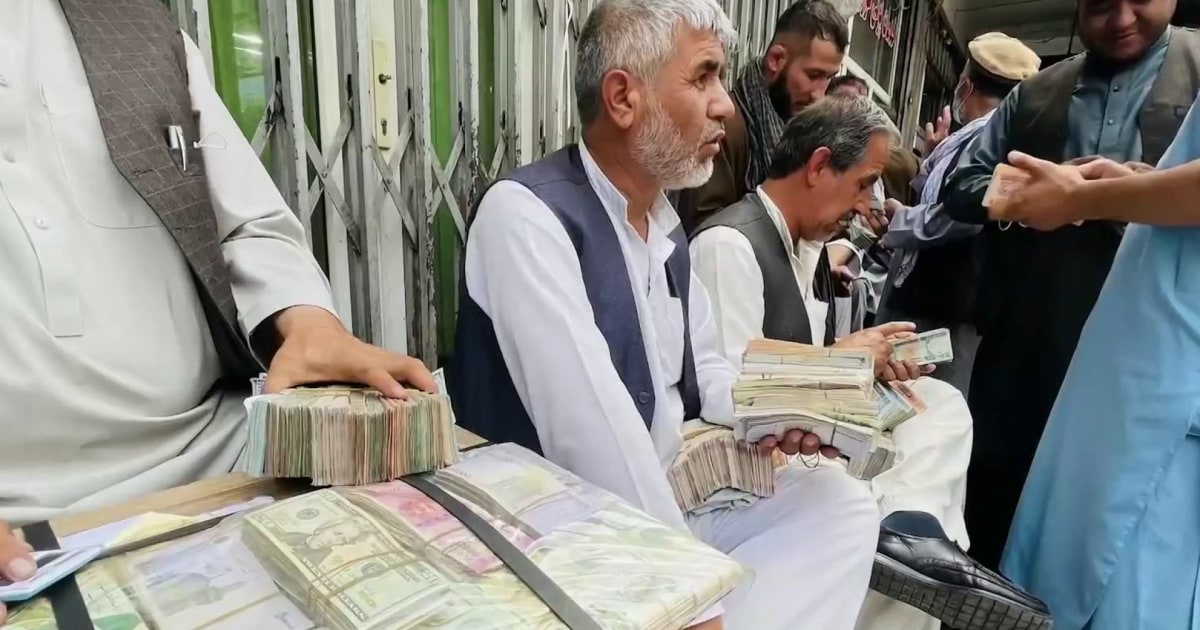 Afghanistan economy teeters on brink of collapse after U.S. withdraw