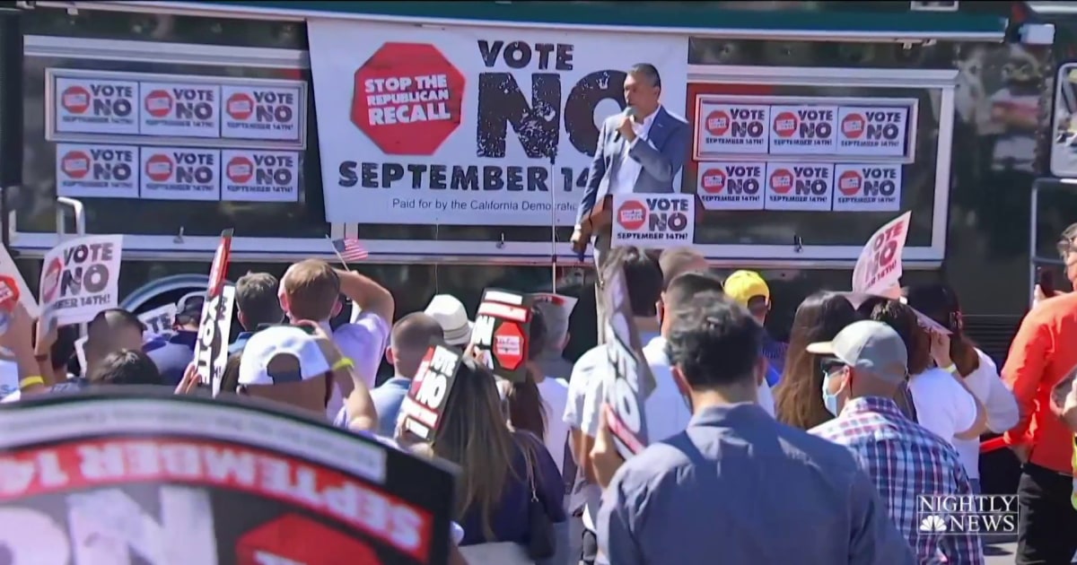 Governor Newsom faces recall election in California