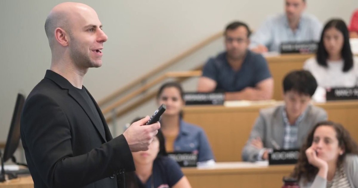 Wharton professor Adam Grant shares advice on finding motivation ... Wharton professor Adam Grant shares advice on finding motivation ...