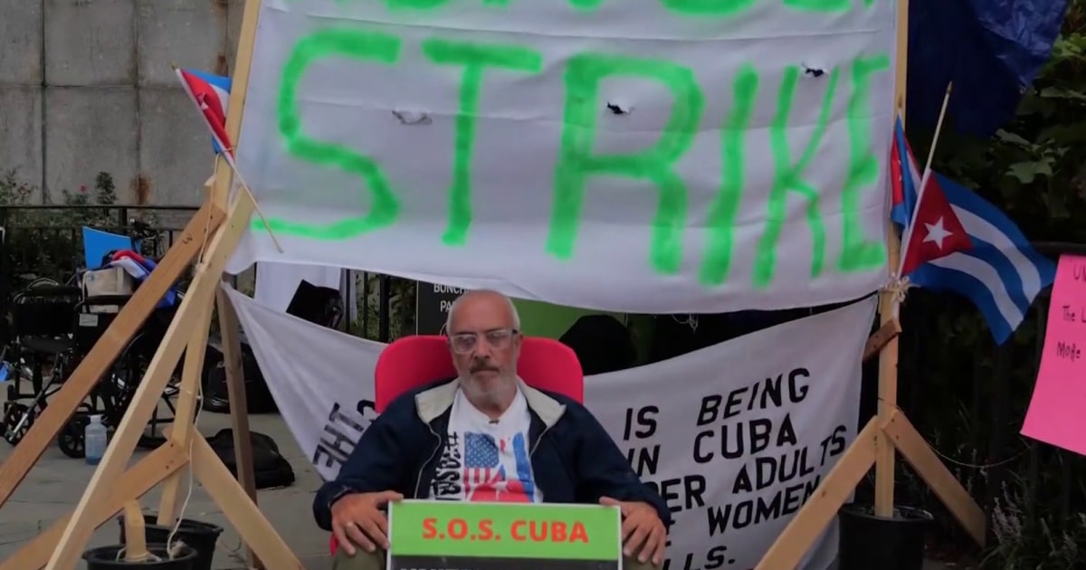 Man on fourth week of hunger strike for Cuban liberation seeks answers ...