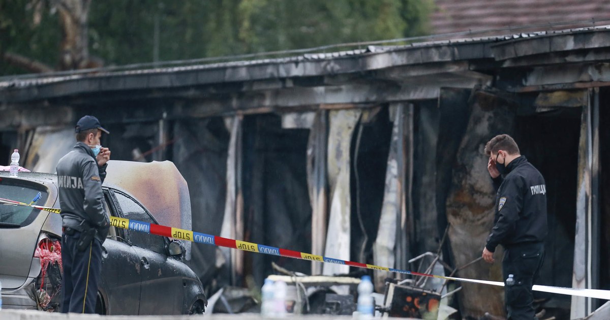 Deadly fire sweeps through Covid-19 field hospital in North Macedonia